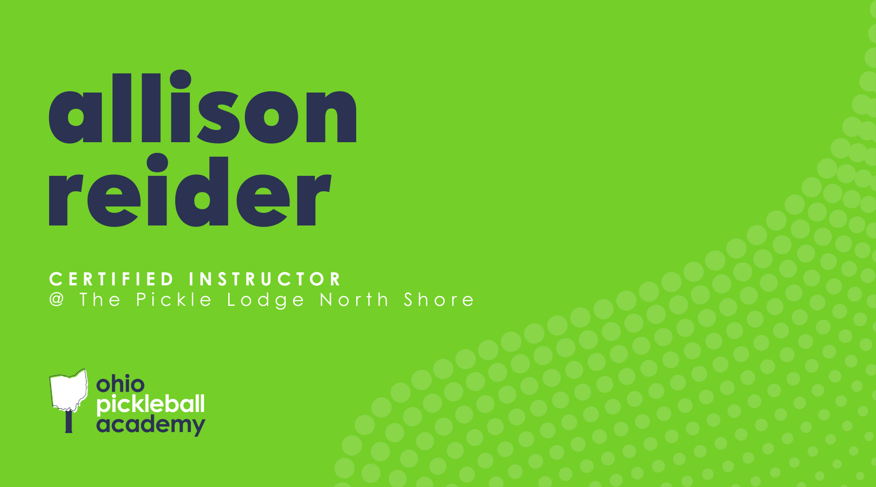 Allison (Ali) Rieder – The Pickle Lodge